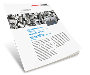 Elemental Analysis of Tin Using the SPECTROMAXx LMX10