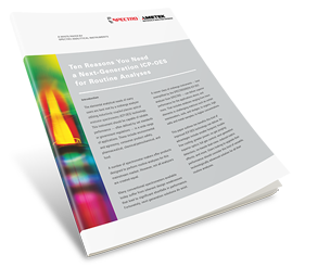 White Paper: Ten Reasons You Need a Next-Generation ICP-OES