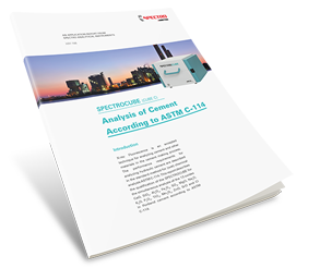 Analysis of Cement According to ASTM C-114 Using ED-XRF