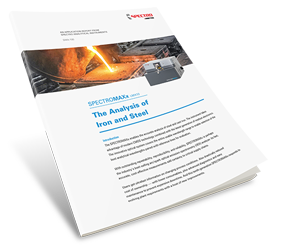 Analysis of Iron and Steel Using the SPECTROMAXx LMX10
