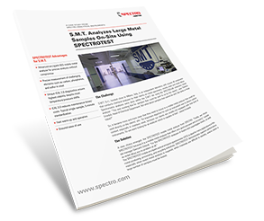 Large Metal Samples Analysis- On-Site Using SPECTROTEST by S.M.T