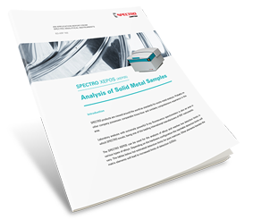 Analysis of Solid Metal Samples Using ED-XRF Technology