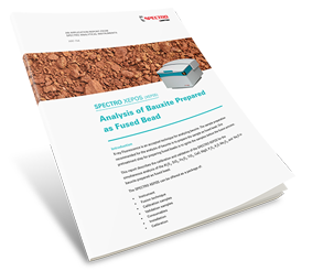 Elemental Analysis of Bauxite Fused Bead Using ED-XRF