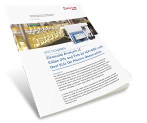Application Report: Edible Oil Analysis Using ICP-OES