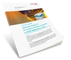 Analysis of Pb and Mn in Gasoline Using XRF: ASTM D5059