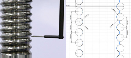 Inspection of ball and lead screw actuator components