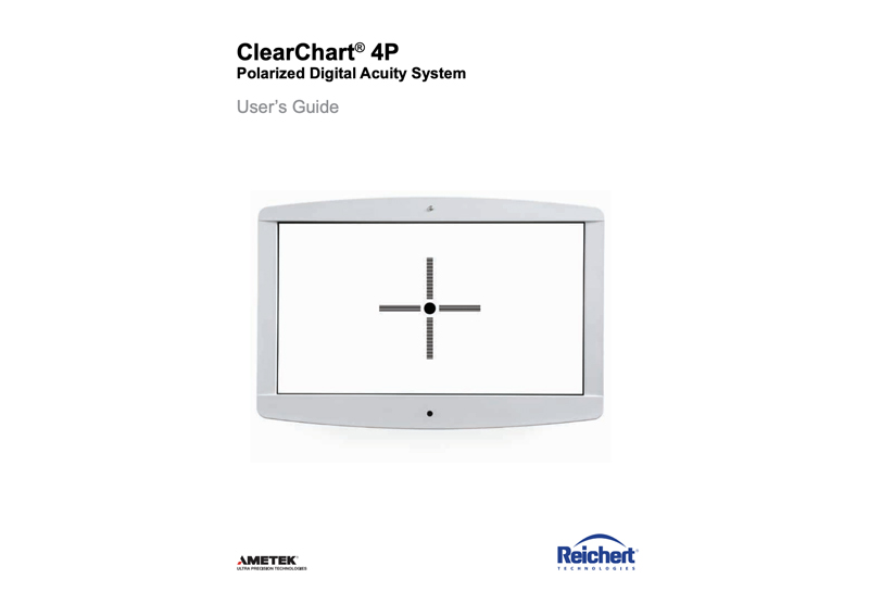 Sistema digital de agudeza visual ClearChart® 4P polarizado