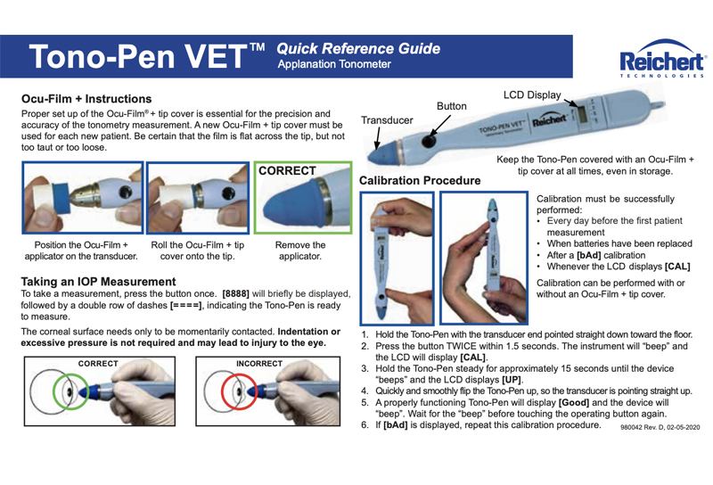 Tono-Pen® Vet-Veterinär-Tonometer
