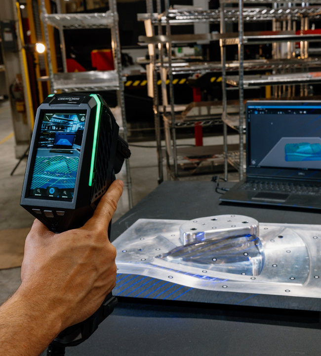 EVO Series | Optimized UX handheld 3D Scanner | Creaform
