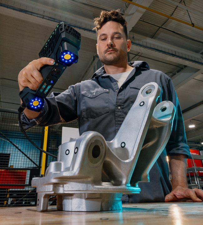 EVO Series | Optimized UX handheld 3D Scanner | Creaform