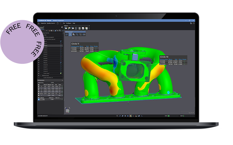 Creaform 3D software platform for all applications