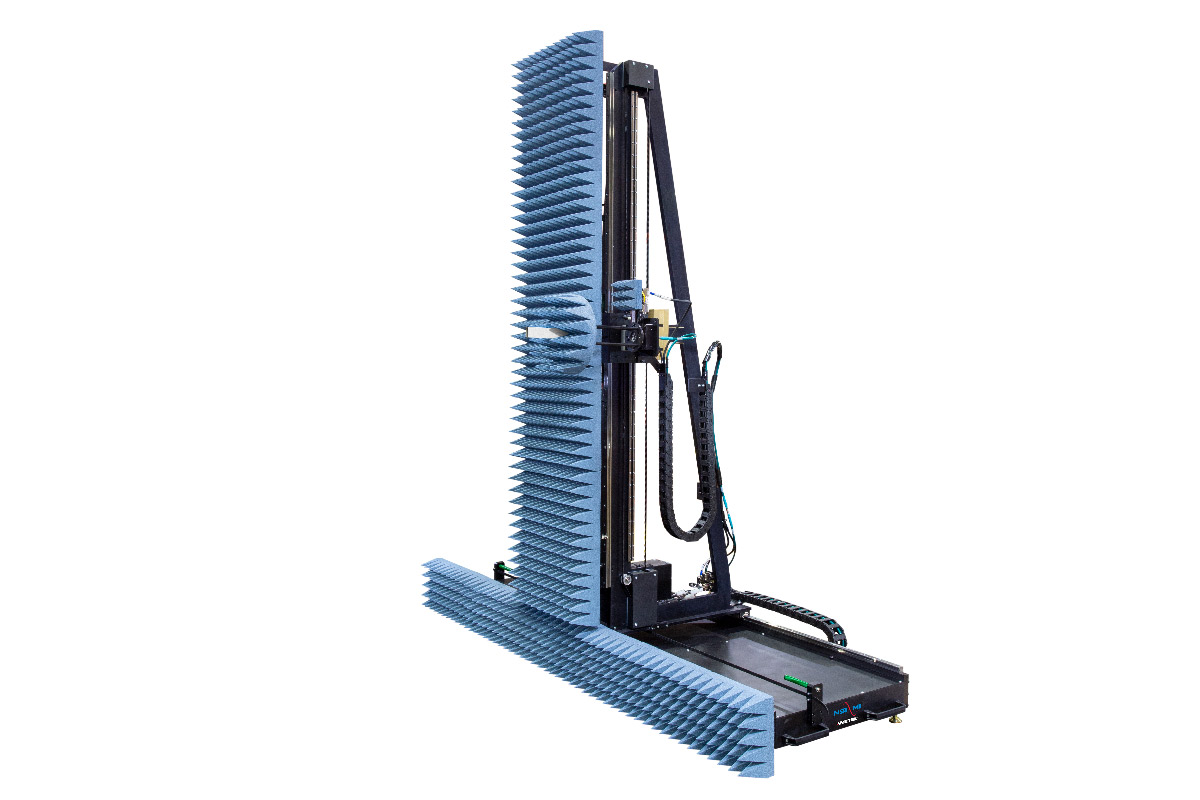 Small Vertical XY Positioners 0.3 m x 0.3 m - 1.5 m x 1.5 m